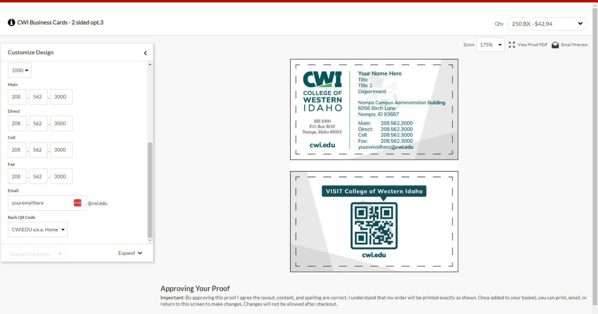QR Code Business Cards Available from Staples | CWI
