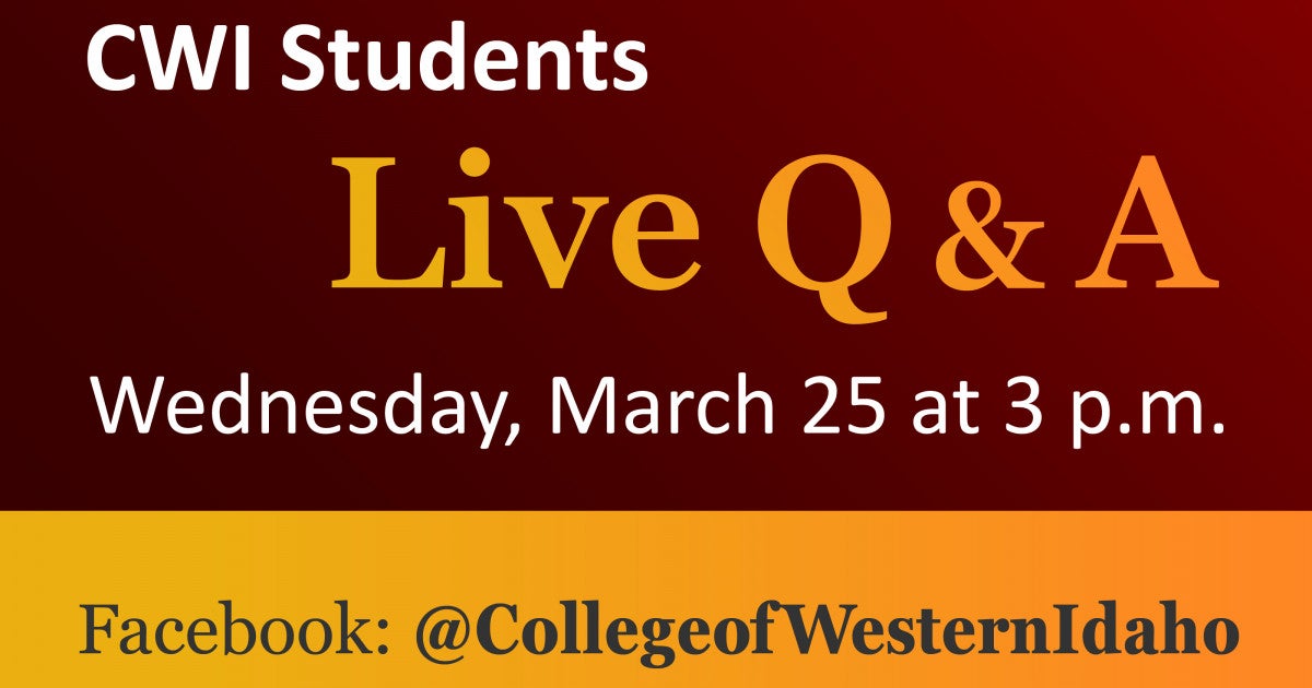 Live Online Event for CWI Students | CWI