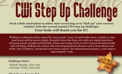 Not too late for Step Up Challenge | CWI